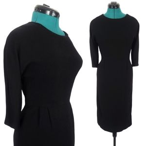 Vintage | Dresses | 95s Little Black Dress Wiggle Vintage Sheath ...